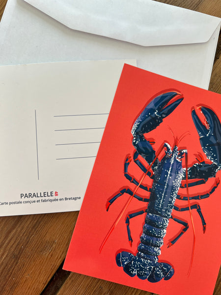 Carte postale "Le Homard" Crustacé Bretagne Finistère Morbihan ...